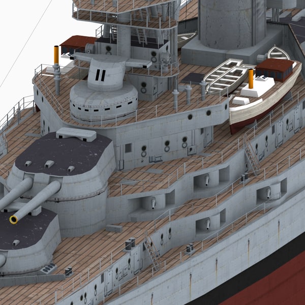 3D hms canada battleship royal navy model | 1146671 | TurboSquid