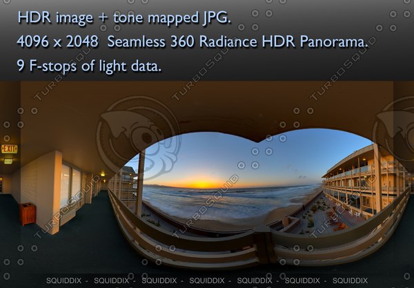 Texture 360 panorama ocean