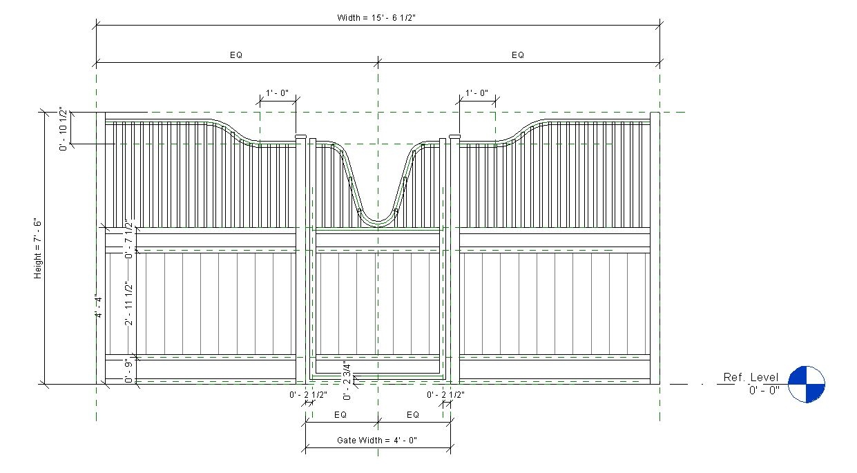Building Revit Family Horse Stall door