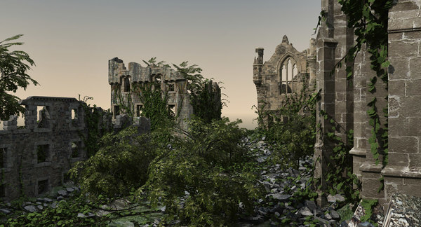 medieval ruined town max