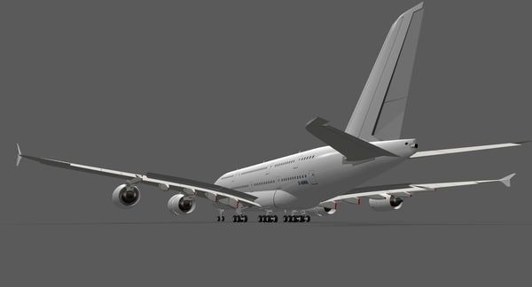 3d airbus a380-800 a380
