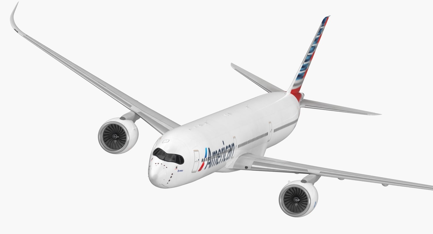 Airbus a350-1000 american airlines 3D model | 1146155 | TurboSquid