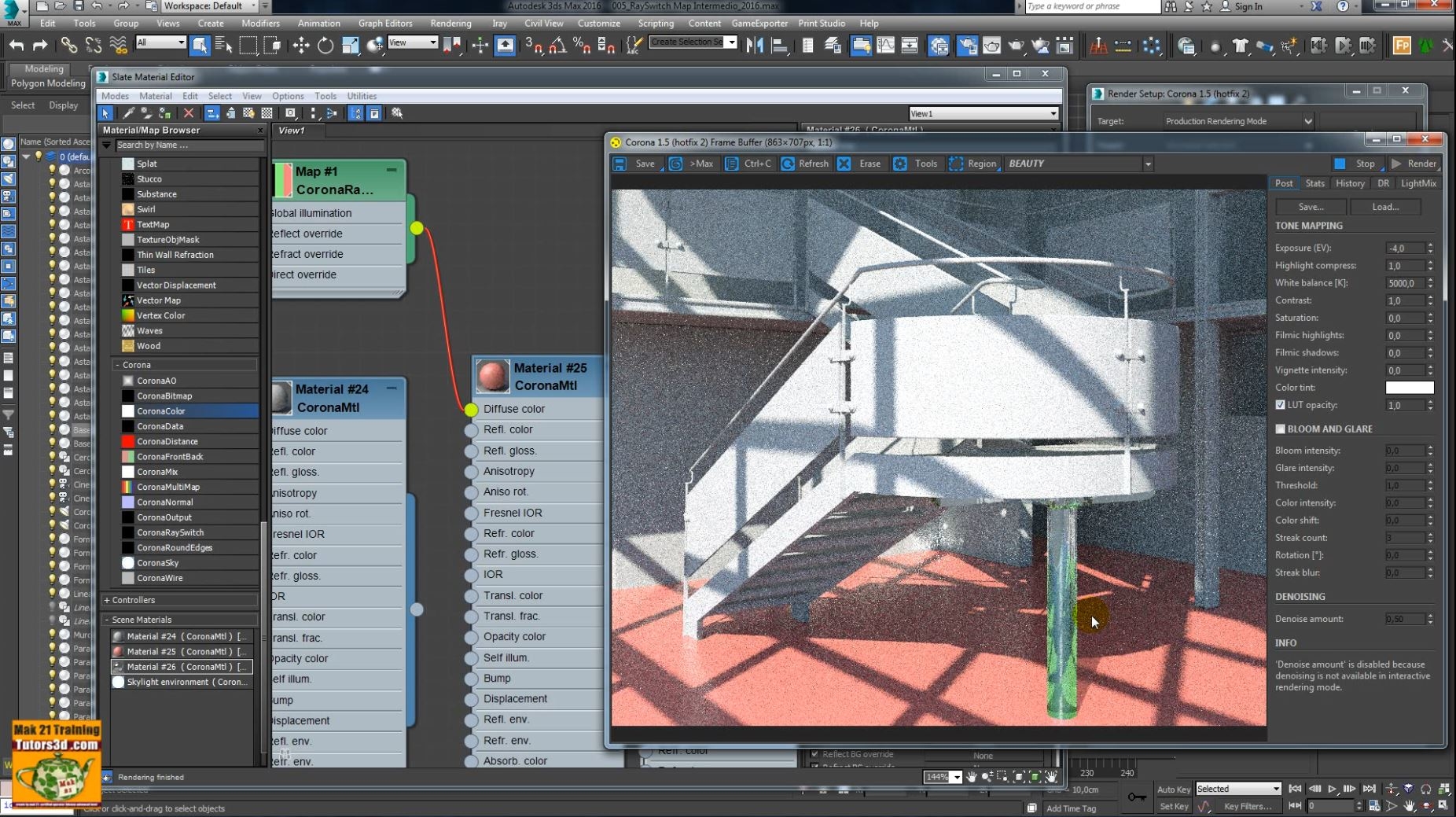 Training material corona tutorial