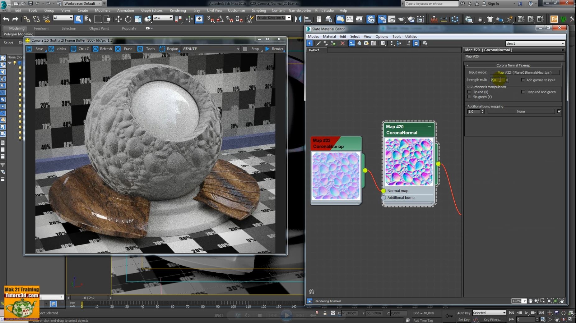 Training material corona tutorial