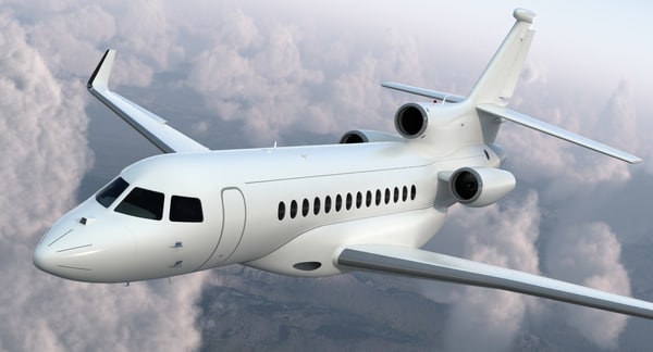 Business jet dassault falcon model | 1147299 | TurboSquid