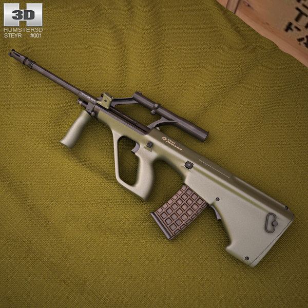 modelo 3d Steyr AUG A1 - TurboSquid 1147285