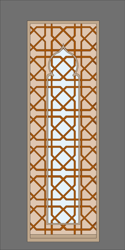 Building Revit Family Islamic Window Modern