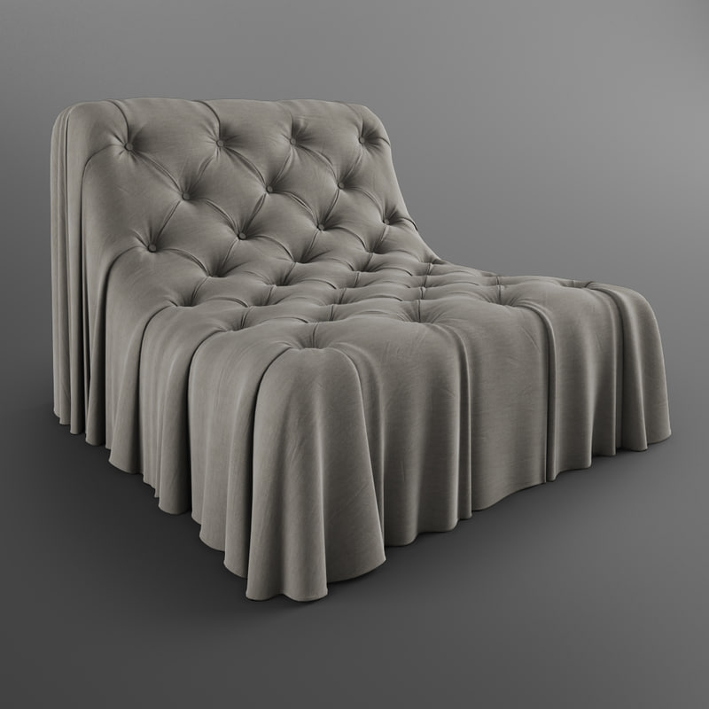 3d bohemian armchair busnelli model