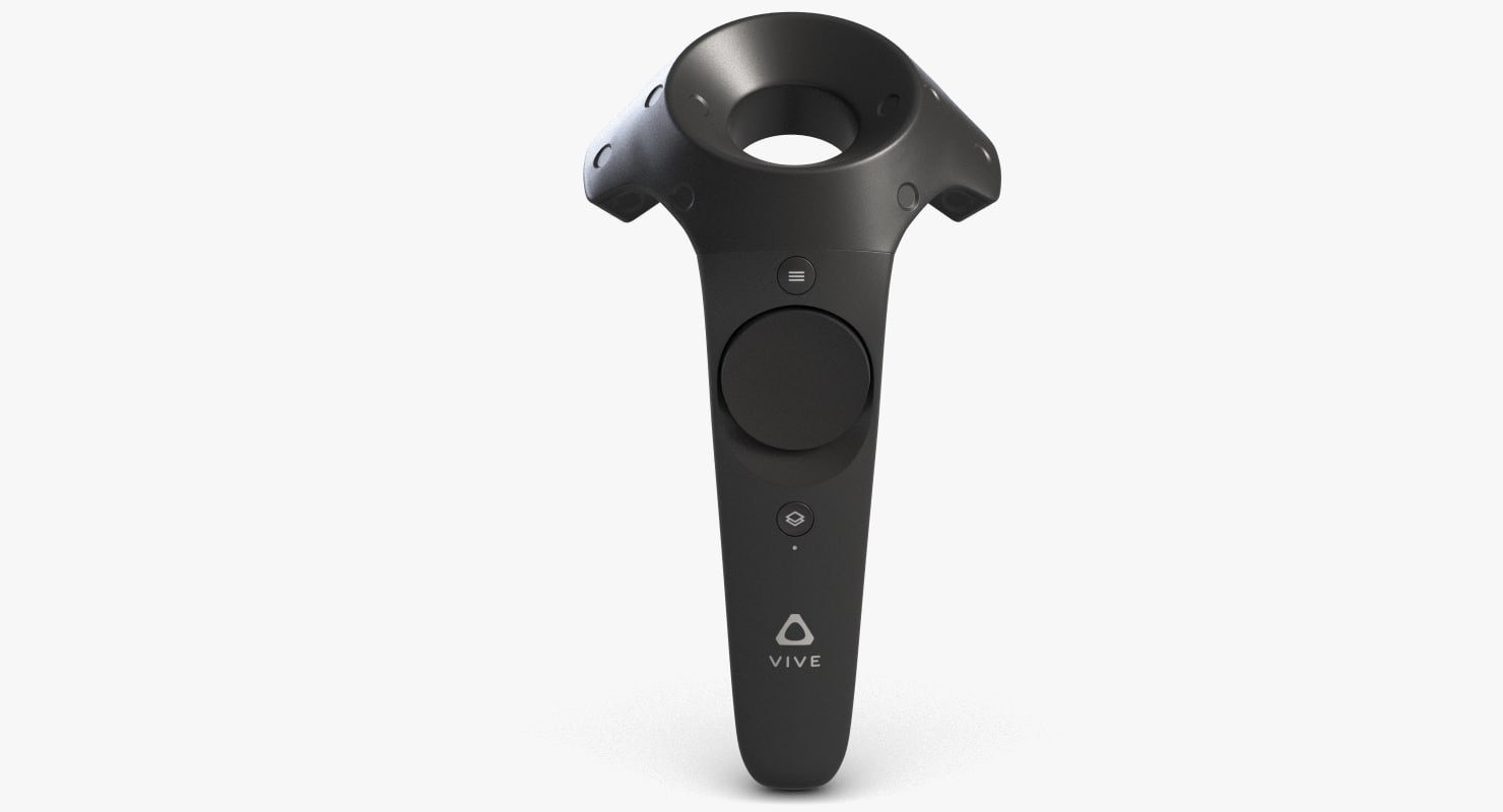 htc vive vr joystick 3d model