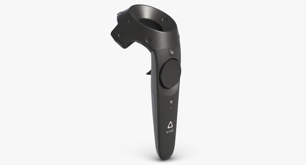 htc vive vr joystick 3d model