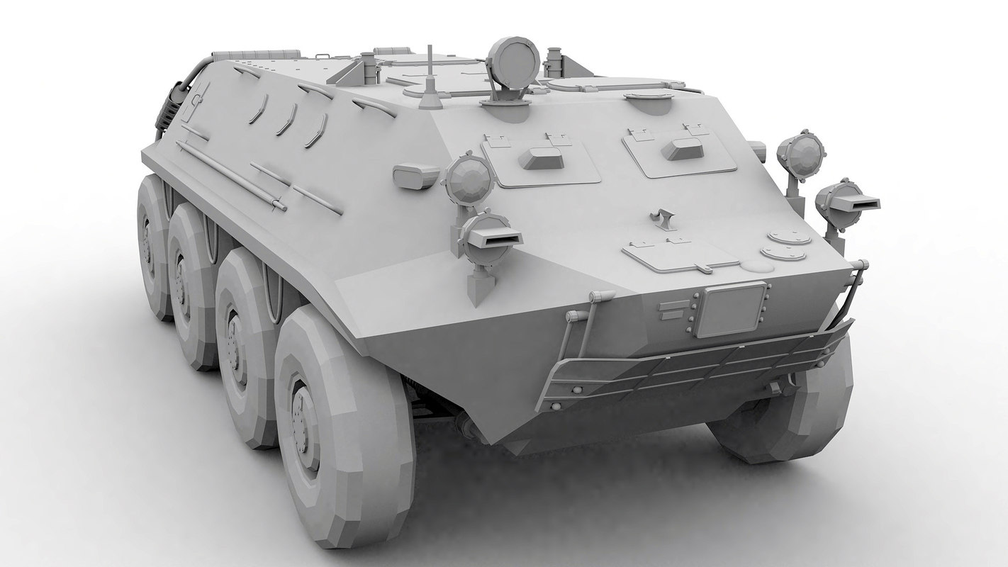 3d model of btr-60