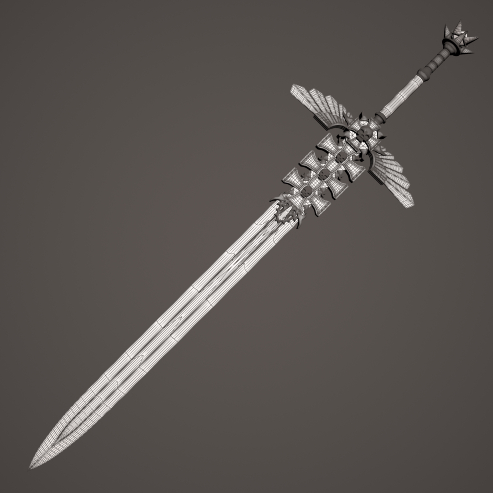 Fantasy sword 3D model - TurboSquid 1149182