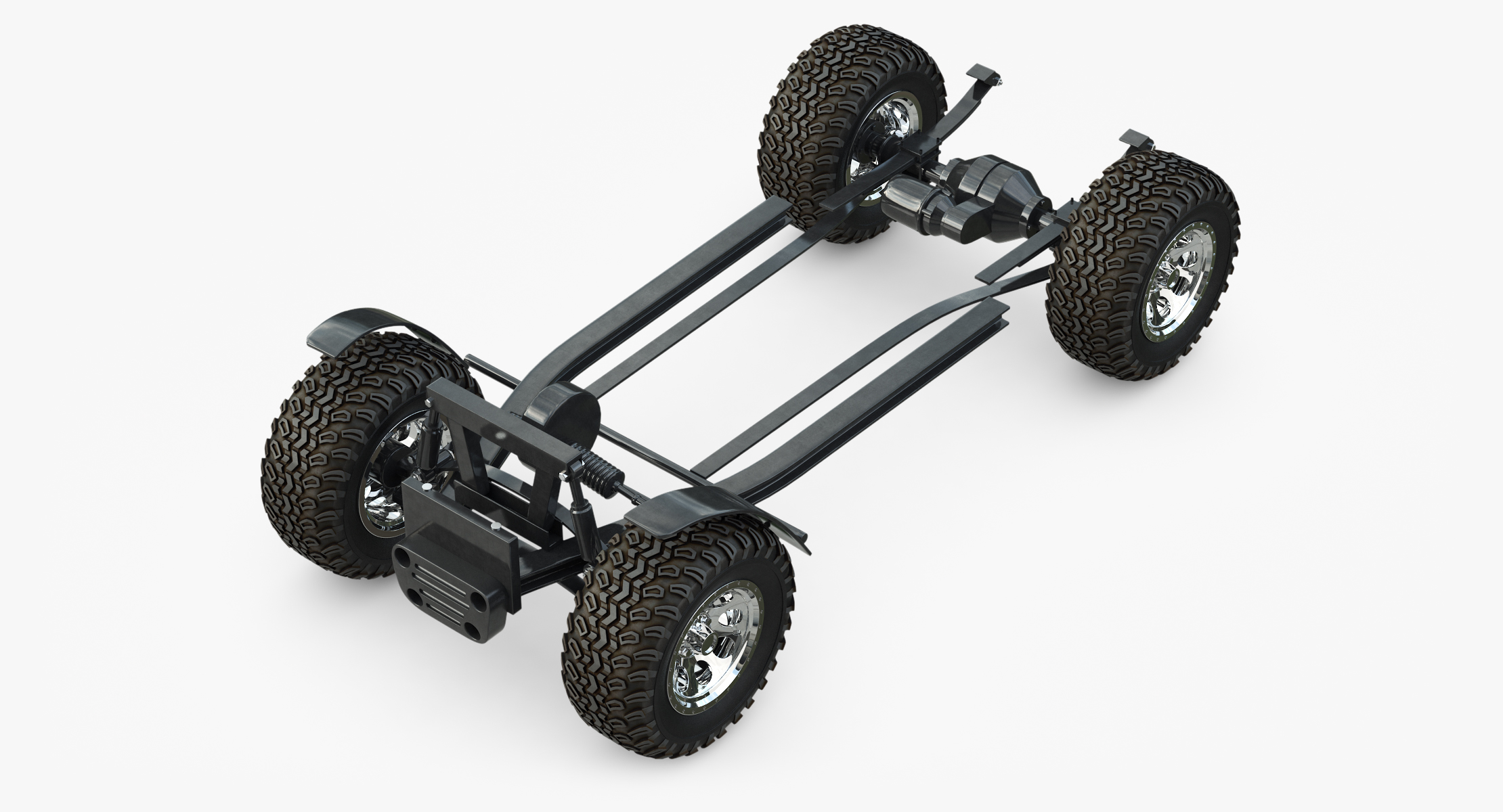Golf car chassis frame 3D - TurboSquid 1149481