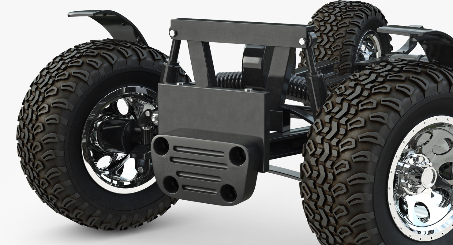 Golf car chassis frame 3D - TurboSquid 1149481