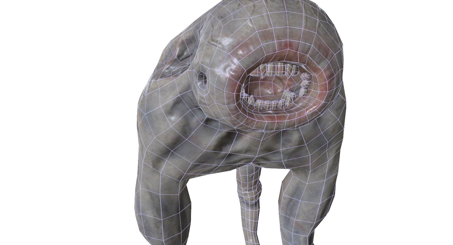 3D fantastic monster eater model - TurboSquid 1149472