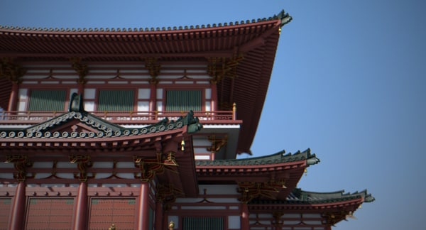 chinese palace 3d model