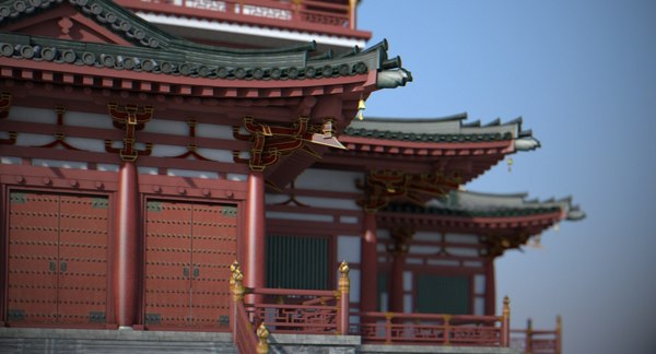 chinese palace 3d model