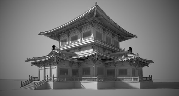 chinese palace 3d model