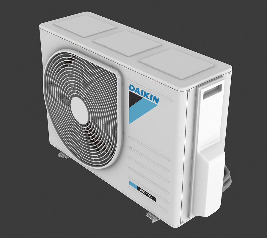 3d model of air conditioner daikin