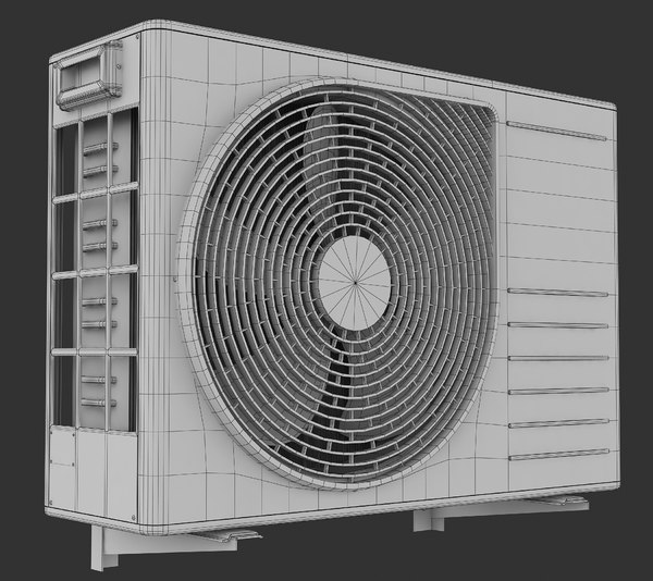 3d model of air conditioner daikin