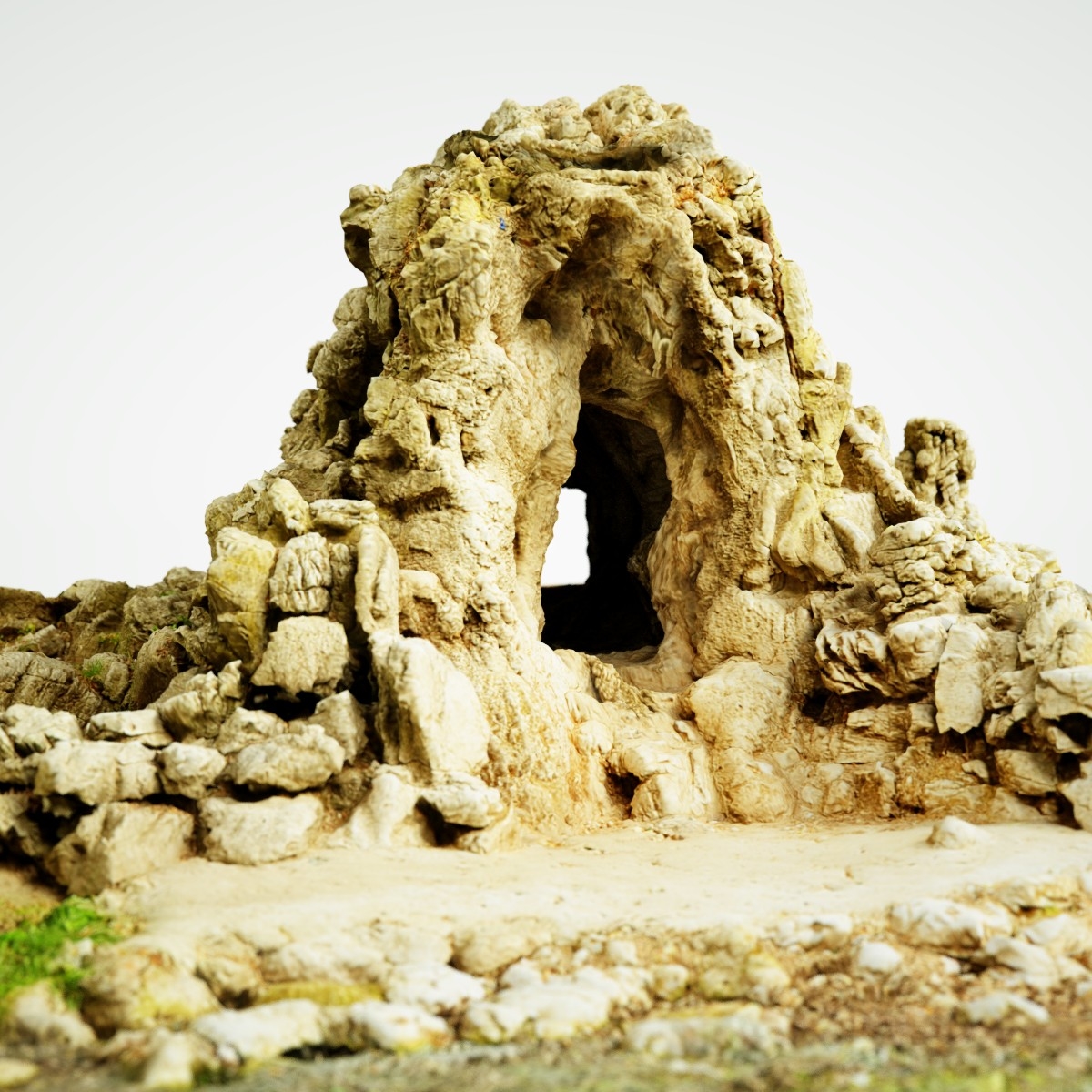 3d cave landscape model