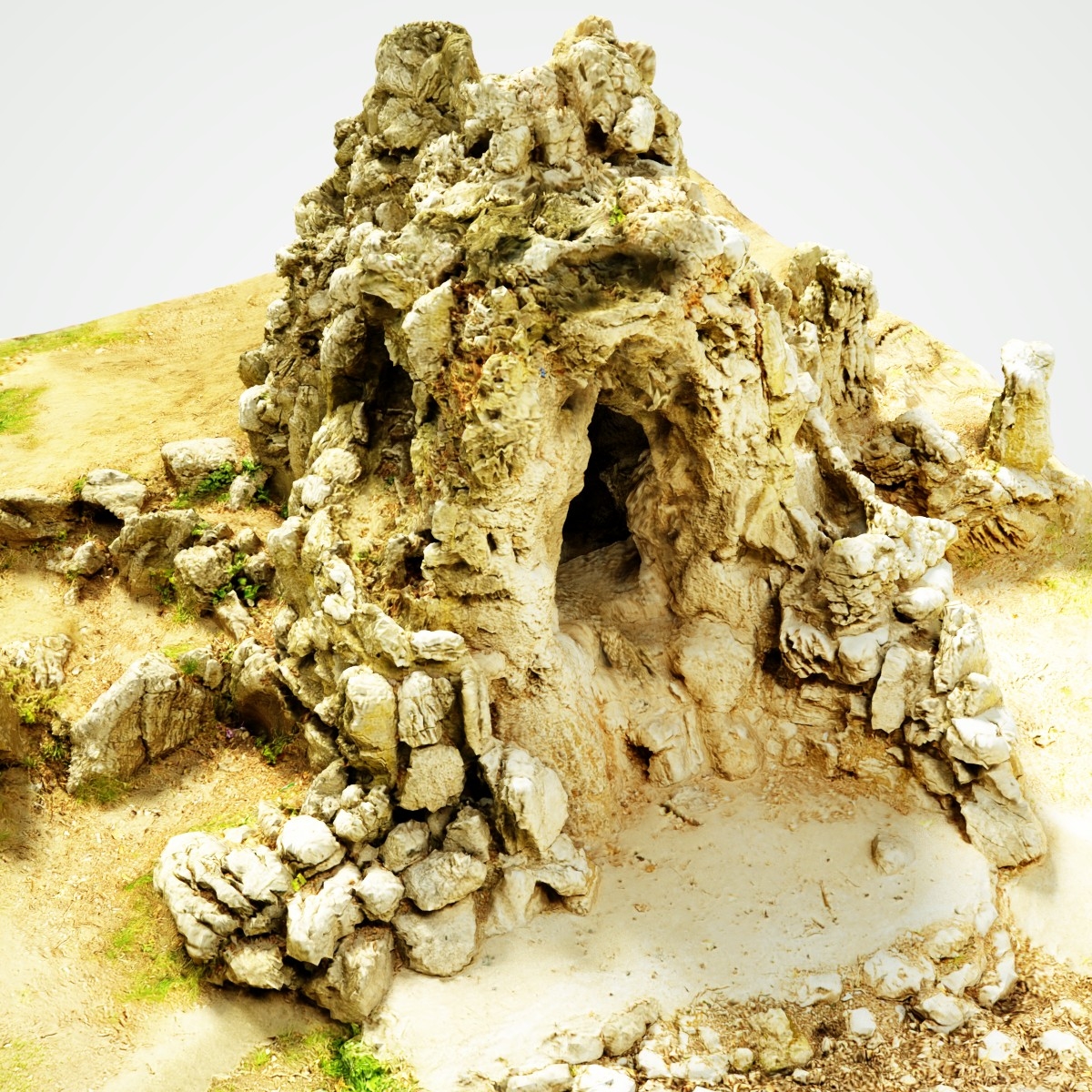 3d cave landscape model