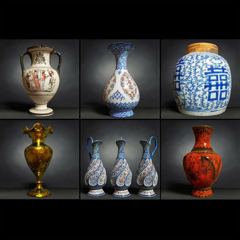 obj 6 vases