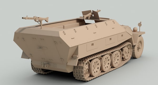 ww2 german hanomag sdkfz 3ds