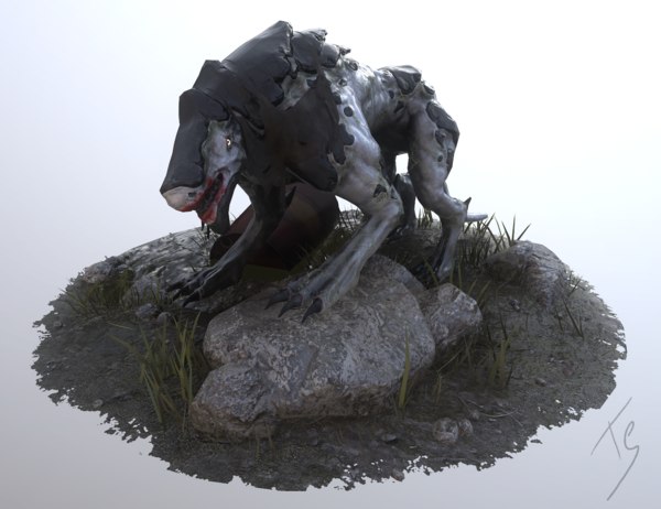 3D модель Мутировавший Пес Монстр - TurboSquid 815767