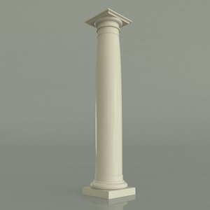 Tuscan Column 3D Models for Download | TurboSquid