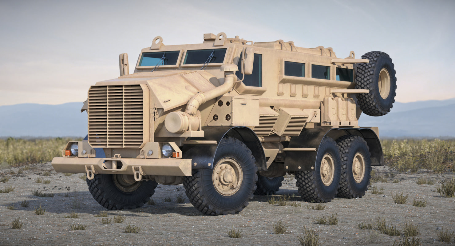 truck military sand casspir max