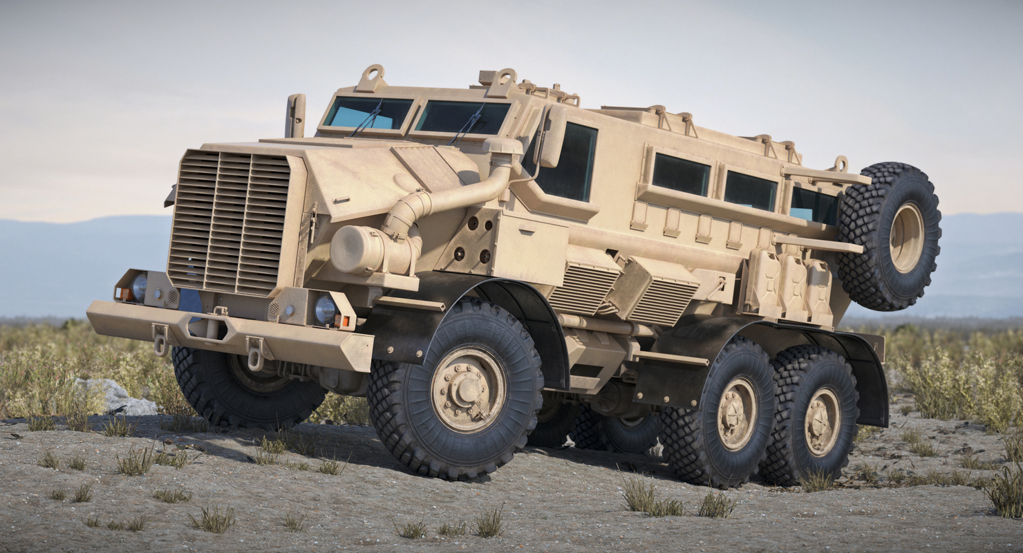 truck military sand casspir max