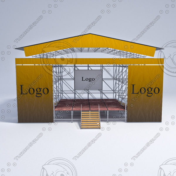 scene arena concert 3d model