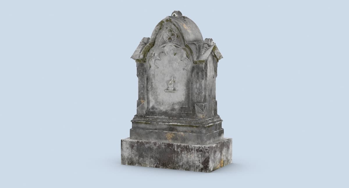 Headstones-01---headstone-01 3D model - TurboSquid 1160392