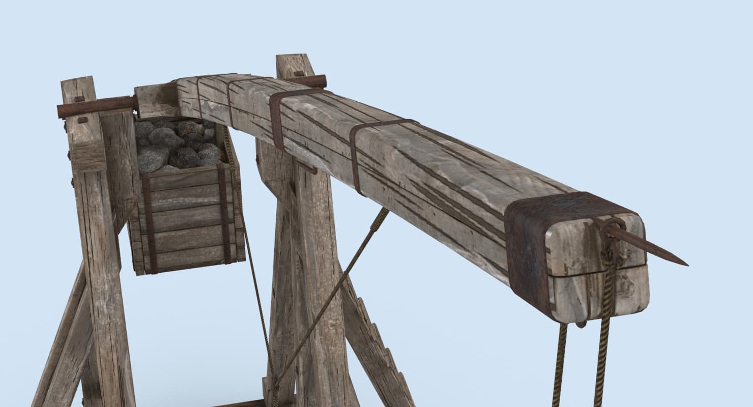 Medieval-trebuchet 3D model - TurboSquid 1160447