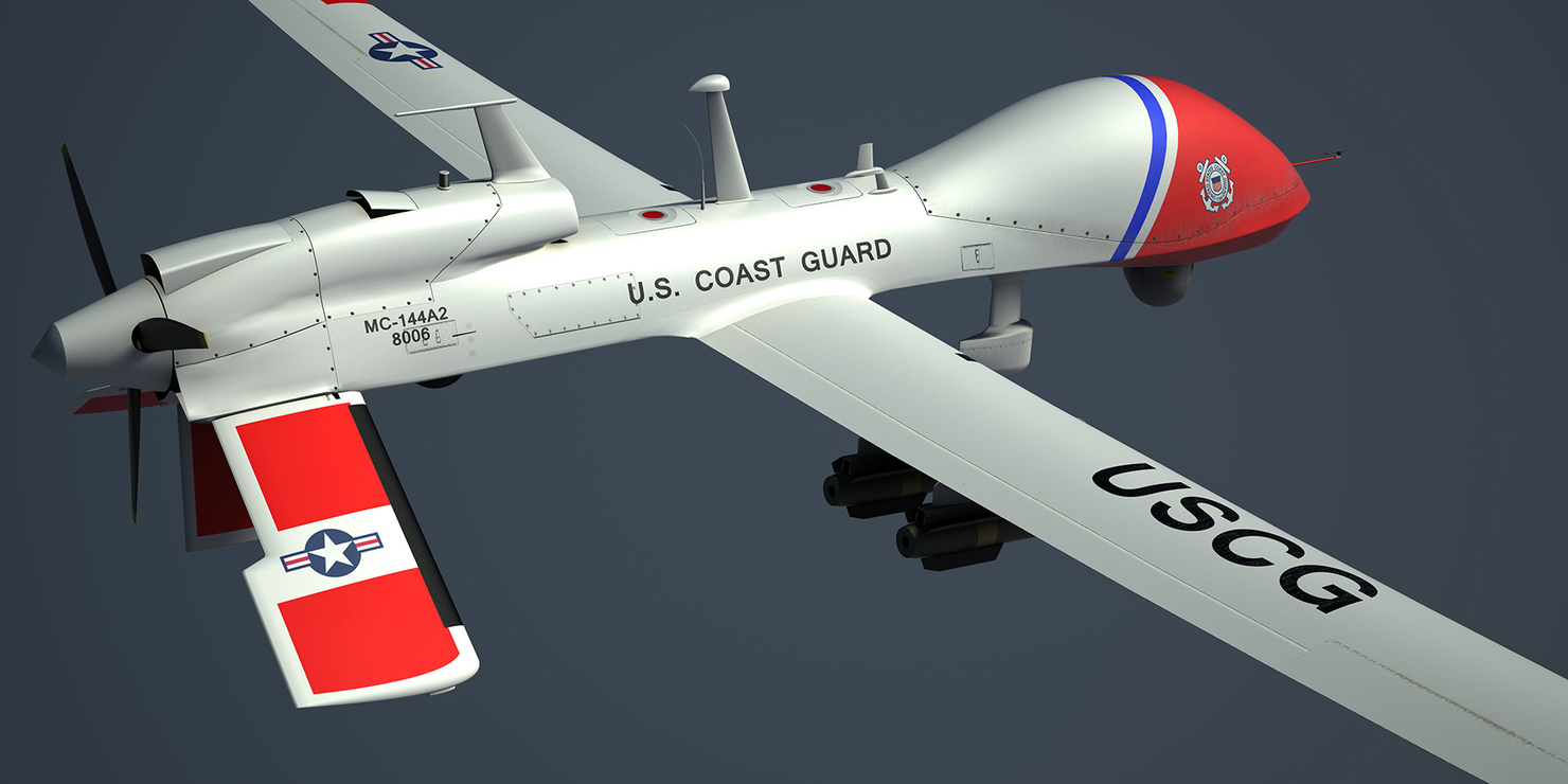 3d mq-1c gray eagle model