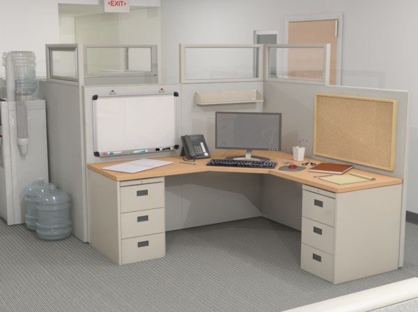 obj corporate cubicle area office