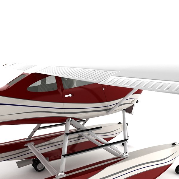 seaplane sea 3d model