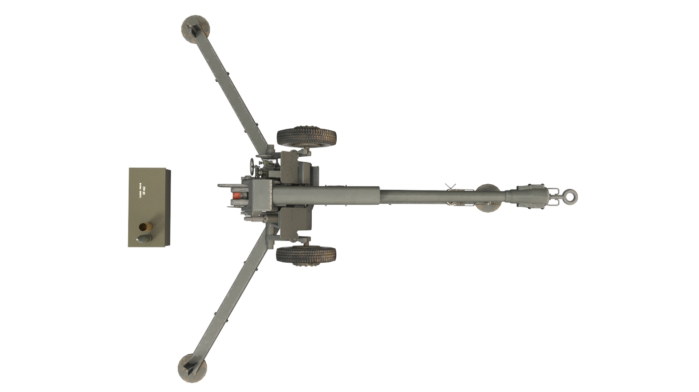 ready soviet d30 3d model