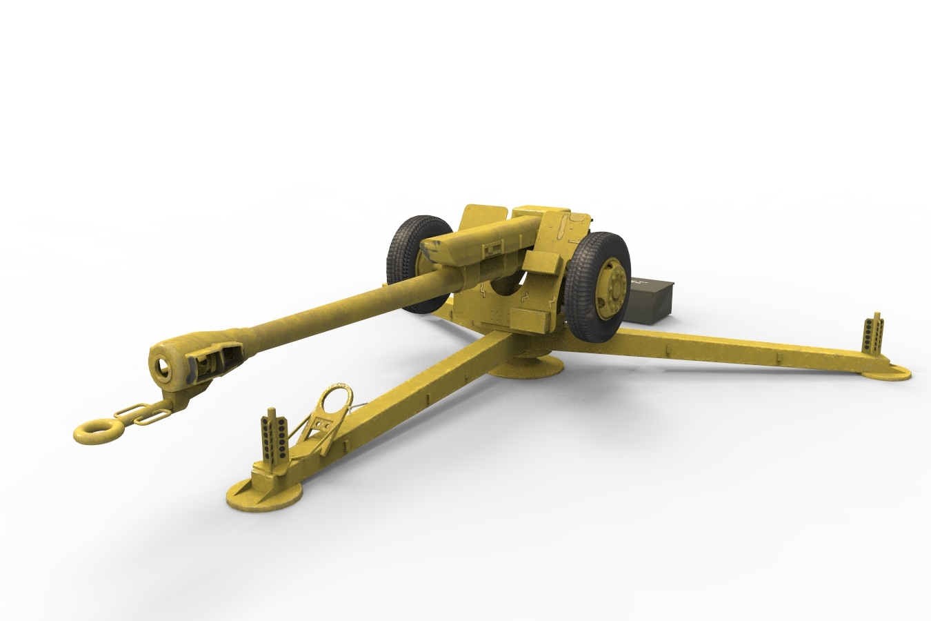 ready soviet d30 3d model