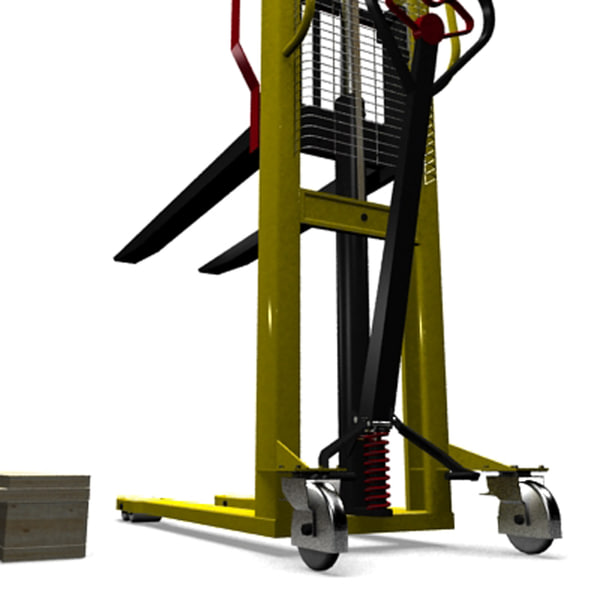 3d manual forklift model