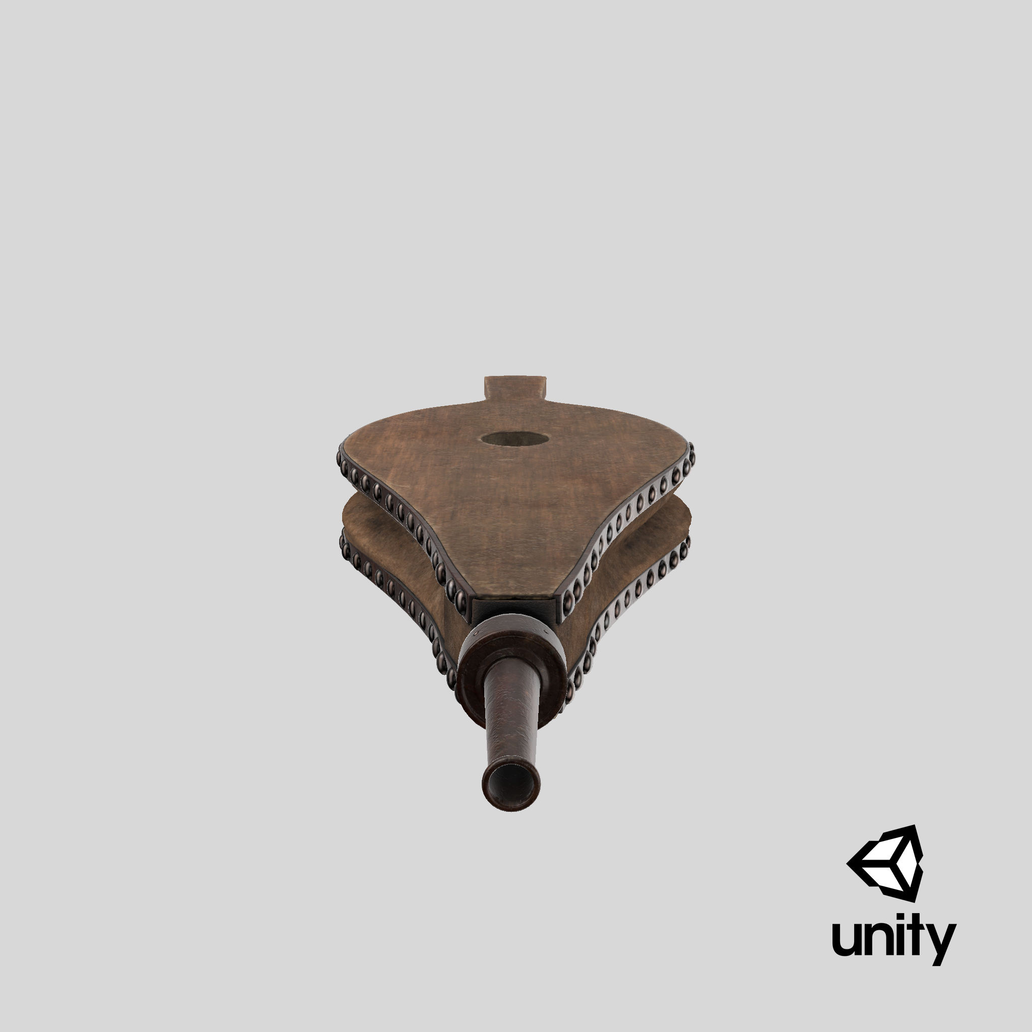 3d blacksmiths bellows closed model