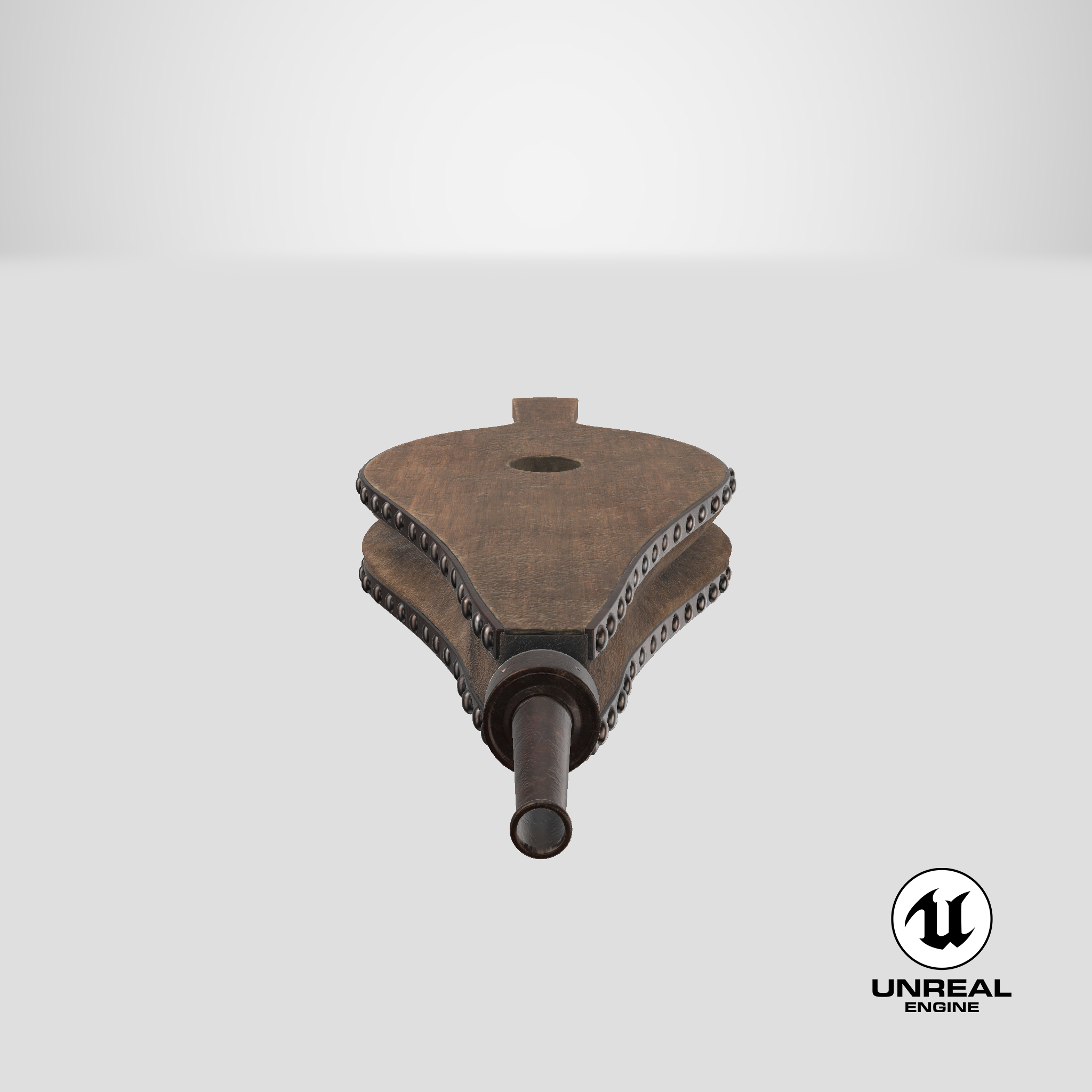 3d blacksmiths bellows closed model
