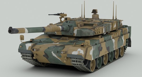 k2 black panther battle tank 3d max