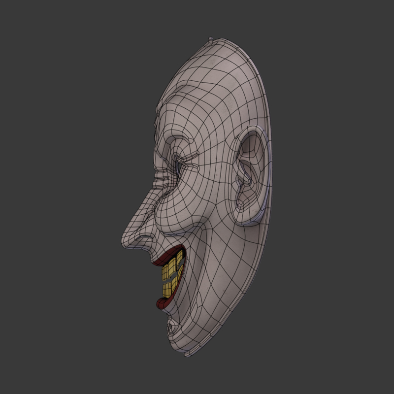 clown mask 3d model