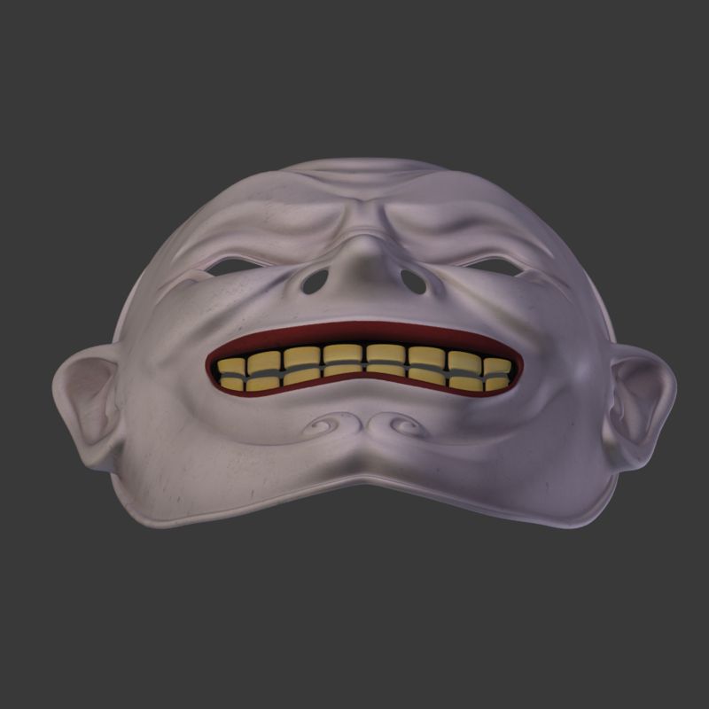 clown mask 3d model