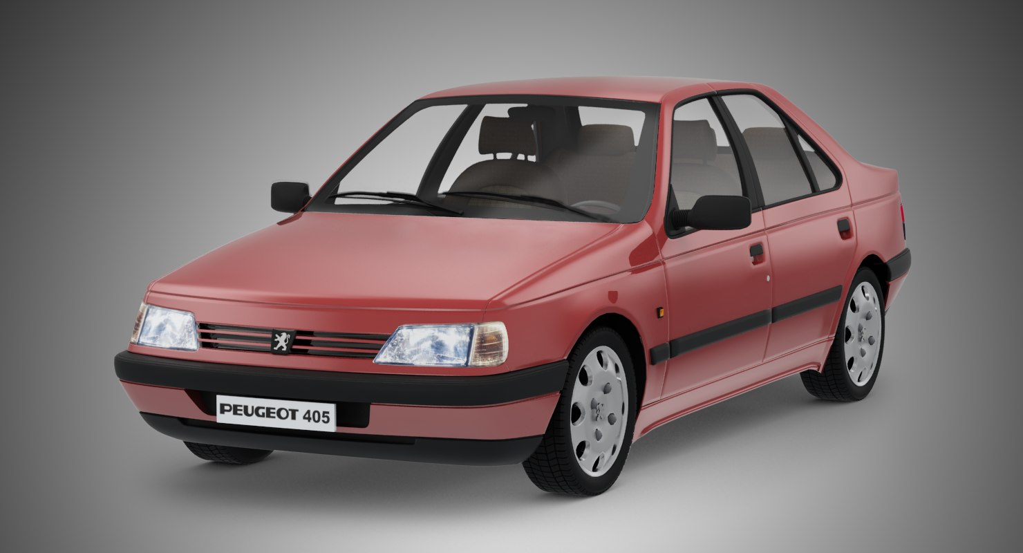 peugeot 405 glx 3d max