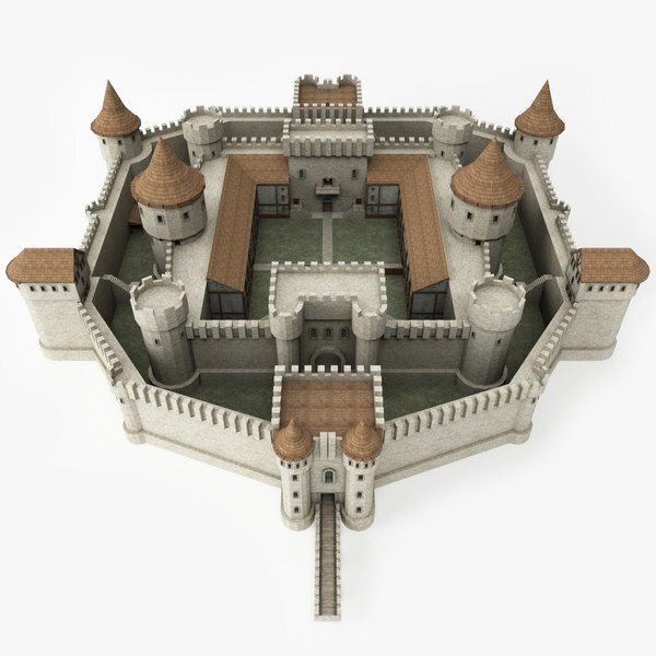 Castle tower 3D model - TurboSquid 1325663