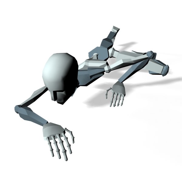 Motion Character Studio Biped prone crawl forward