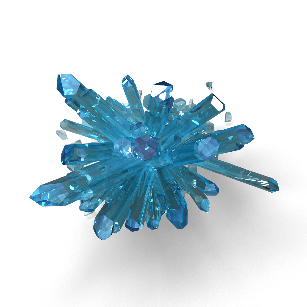 crystals minerals 3d 3ds